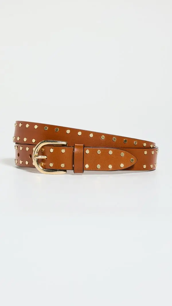 Isabel Marant Étoile Zap Studs Belt - Natural