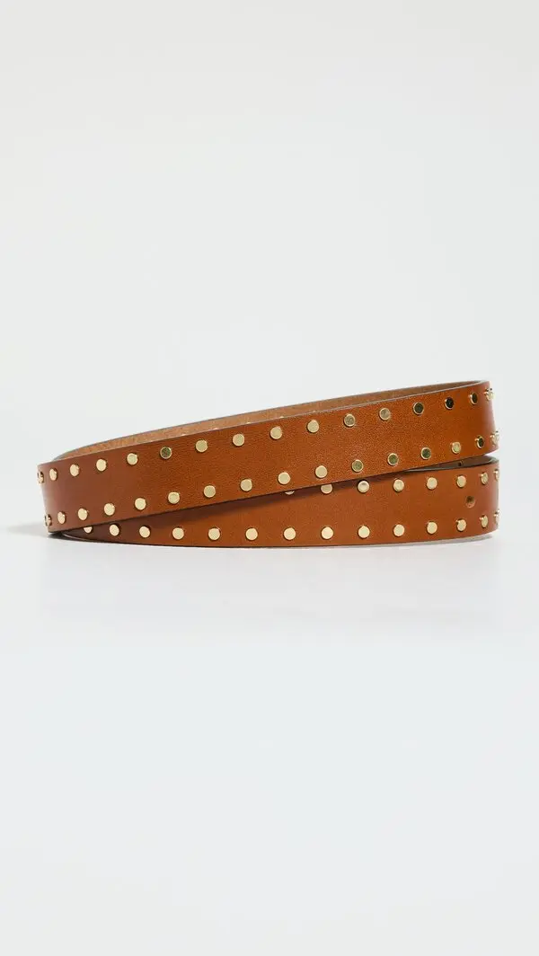 Isabel Marant Étoile Zap Studs Belt - Natural