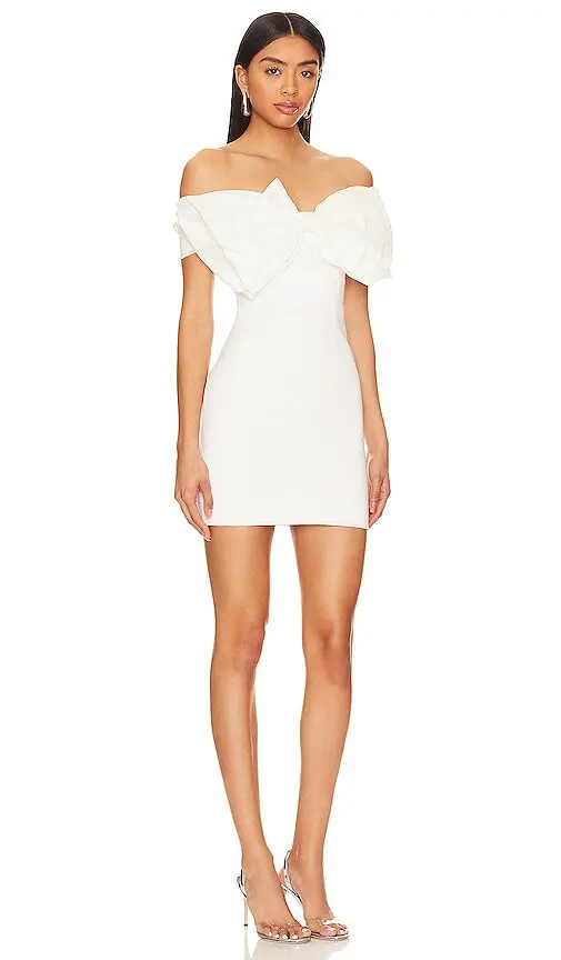 Bardot Mini Bow Dress