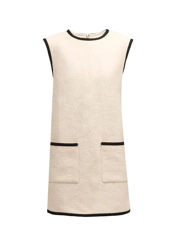 Veronica Beard Ravena Sleeveless Mini Shift Dress