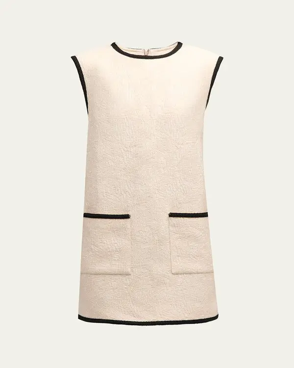 Veronica Beard Ravena Sleeveless Mini Shift Dress