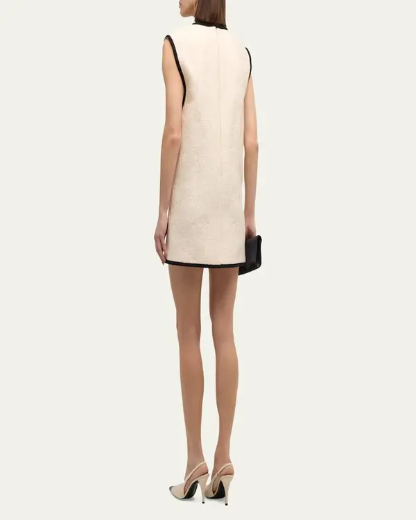 Veronica Beard Ravena Sleeveless Mini Shift Dress