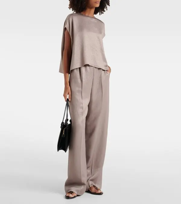FFORME Maud High-rise Wide-leg Pants - Pink