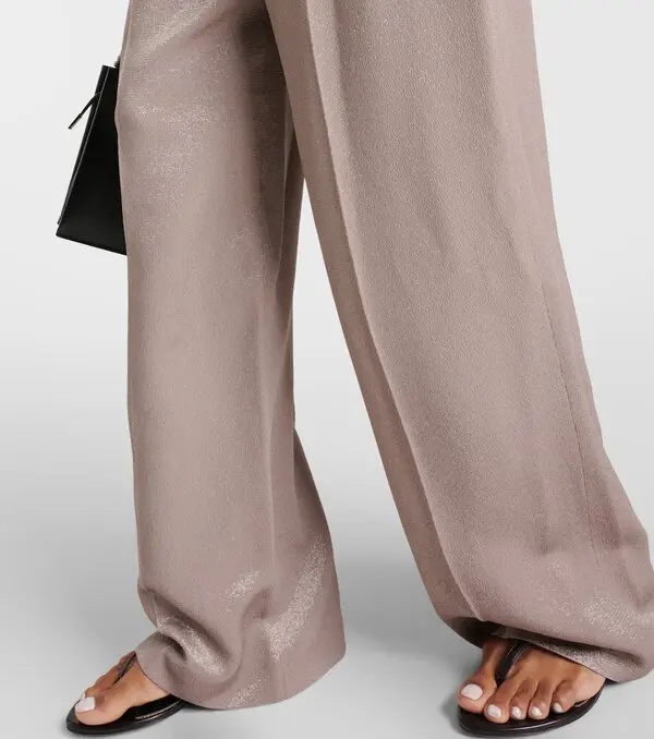 FFORME Maud High-rise Wide-leg Pants - Pink