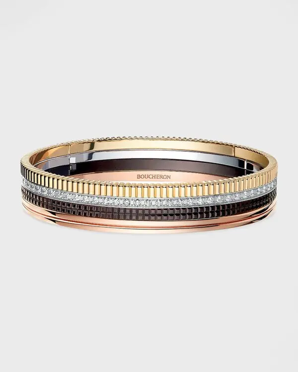 Boucheron Quatre Classique Bangle - Yellow Gold