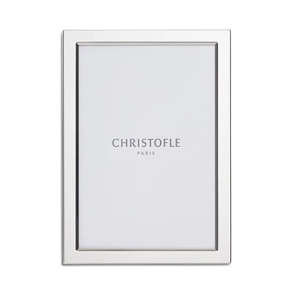 Christofle Uni Silverplated Photo Frame, 4 X 6 - Silver