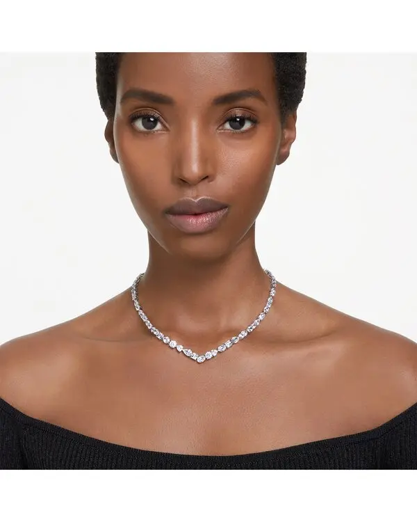 SWAROVSKI Mesmera Crystal Necklace - Silver