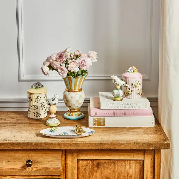 MACKENZIE-CHILDS Parchment Check Great Vase