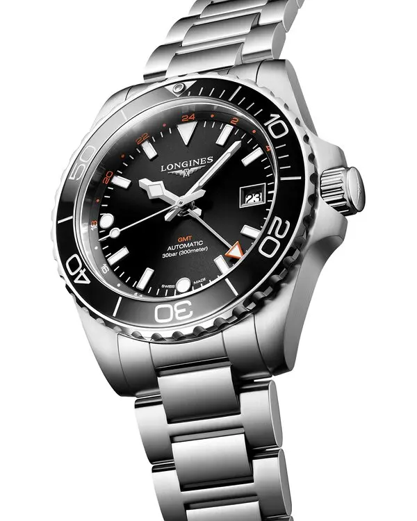 LONGINES Hydroconquest 41mm Watch - Black/silver