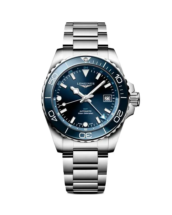 LONGINES Hydroconquest 41mm Watch - Blue/silver