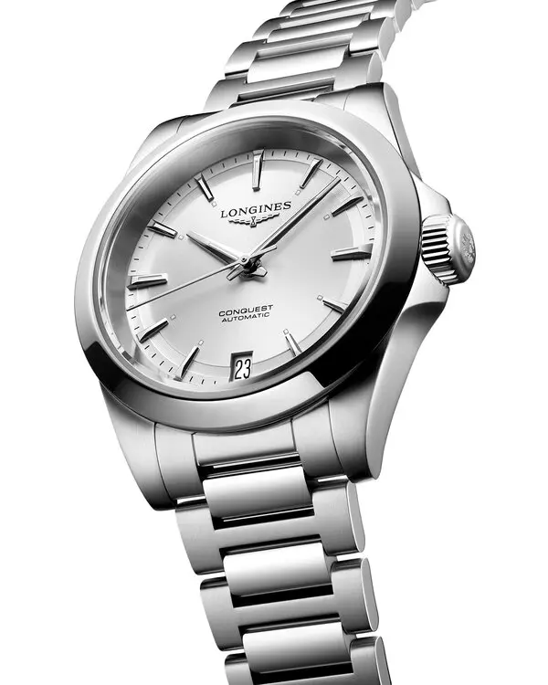 LONGINES Conquest 34mm Watch - Silver