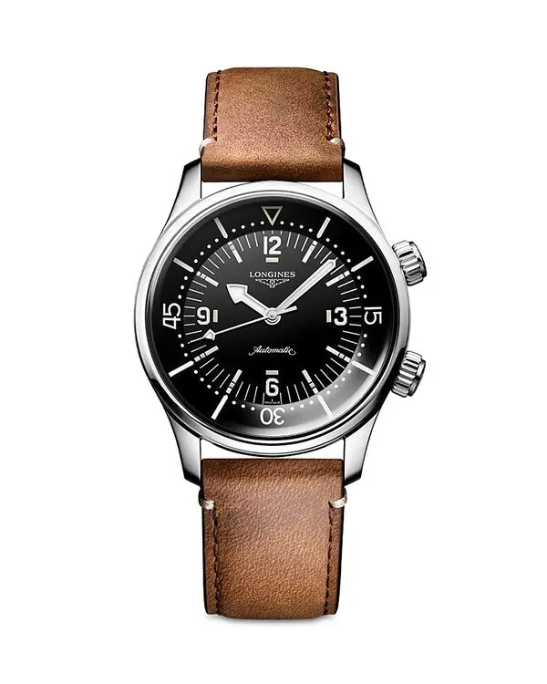 LONGINES Legend Diver Watch 39mm - Black/brown