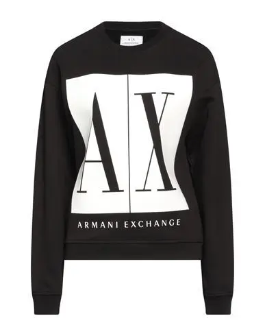 Armani Exchange Cotton Sweatshirt - Black