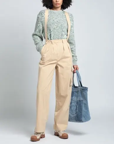 Kenzo Cotton Cargo Trousers - Beige
