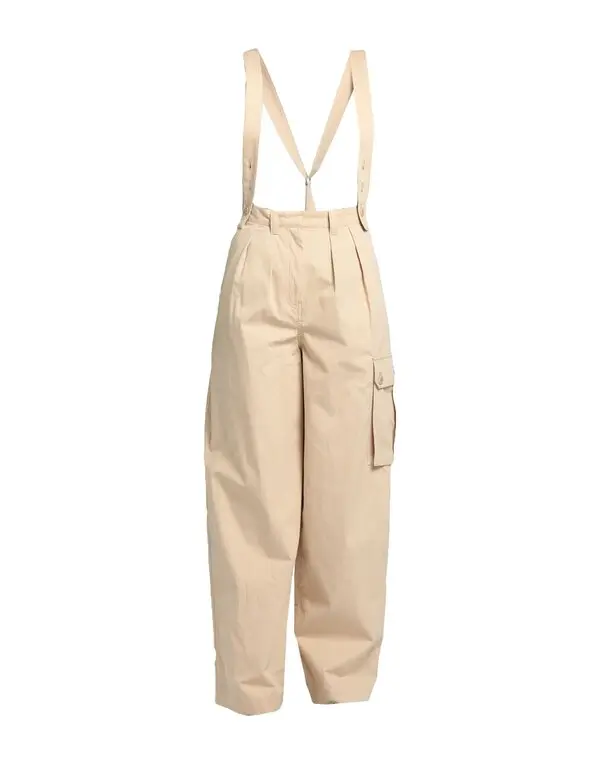 Kenzo Cotton Cargo Trousers - Beige