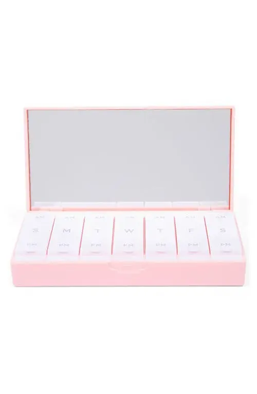 PORT AND POLISH Am & Pm Pill Box - Pink