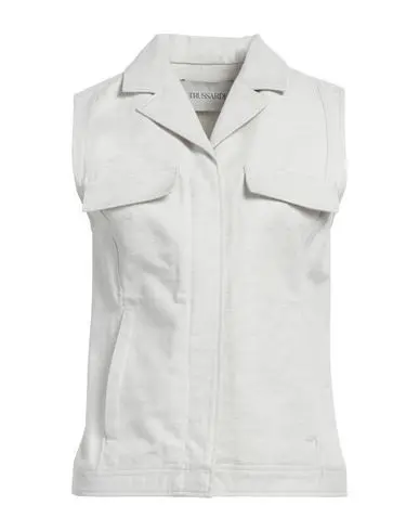 TRUSSARDI Light Vest In Cotton, Viscose, Linen And Polyester