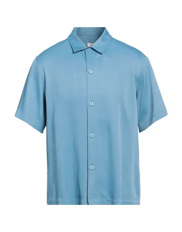 Sandro Shirt Size Acetate, Viscose - Blue