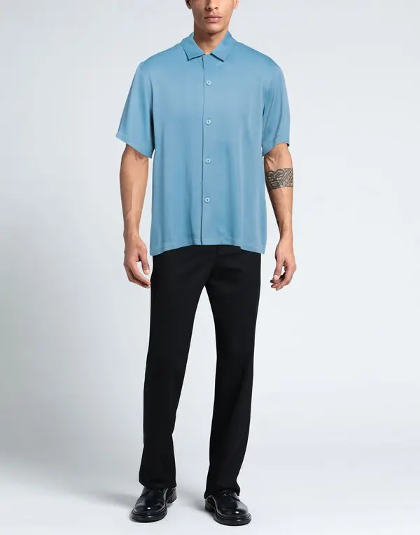 Sandro Shirt Size Acetate, Viscose - Blue