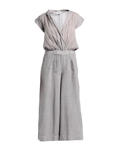European Culture Jumpsuit Light Size Linen, Ramie, Cotton - Grey