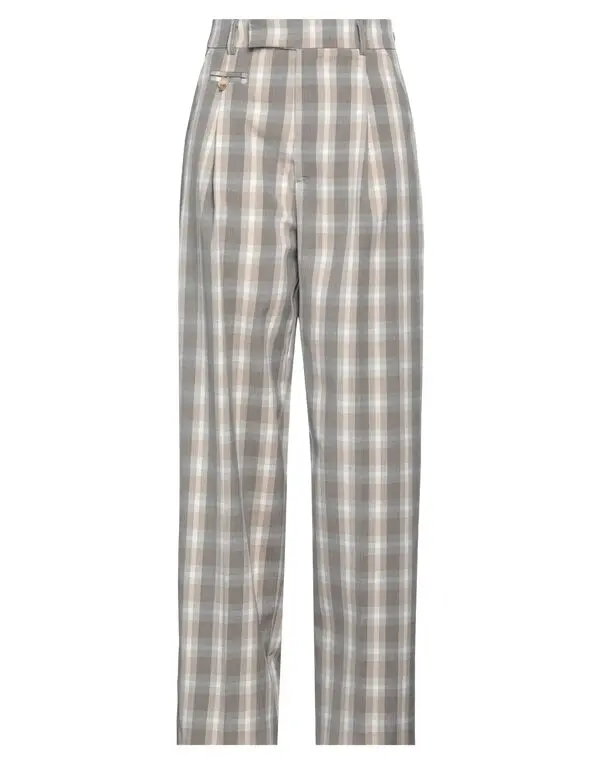 VICOLO Tartan Tapered Trousers