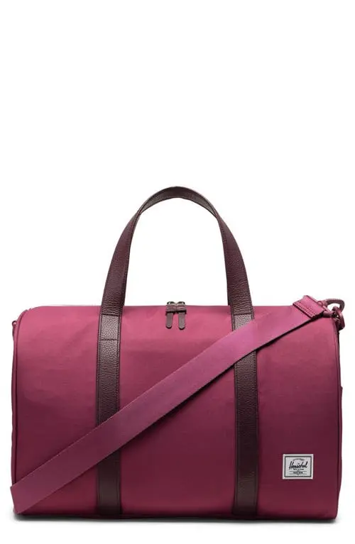 Herschel Supply Co. Novel Recycled Polyester Duffle Bag - Violet Quartz