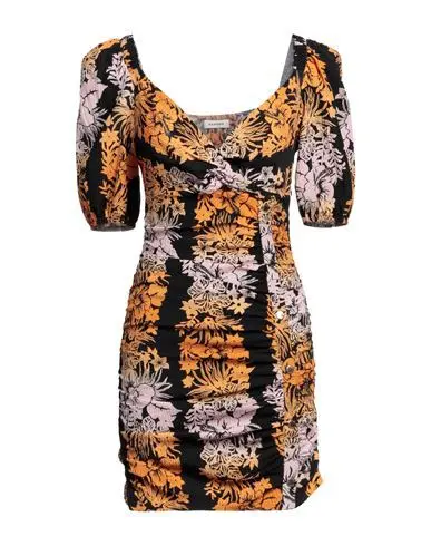 Sandro Mini Bodycon Dress With Floral Print