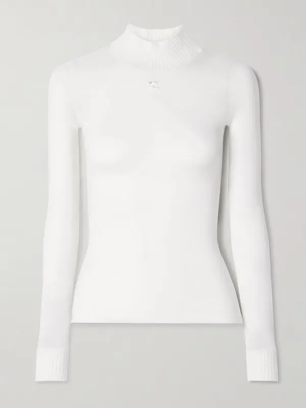 COURREGES Reedition Mesh Top - White