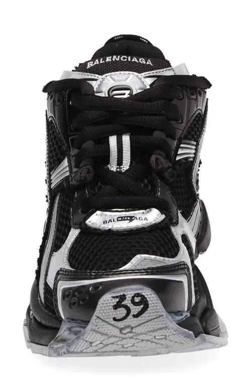 Balenciaga Runner Sneaker - Black/ Silver