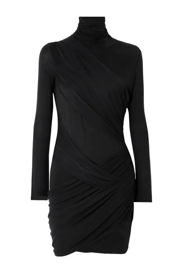Gauge81 Kores Draped Stretch-jersey Mini Dress