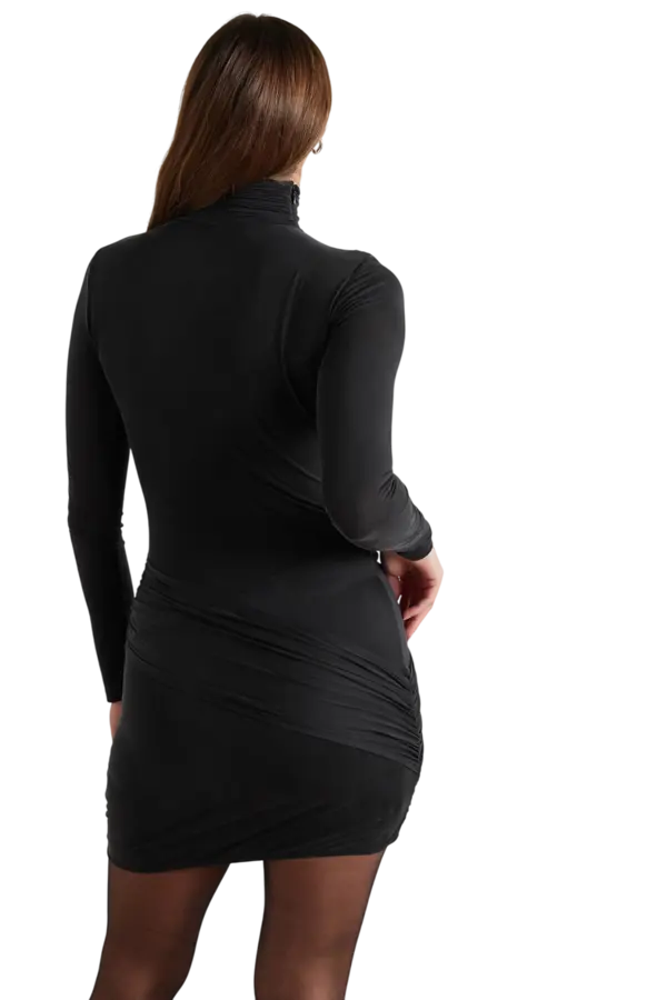 Gauge81 Kores Draped Stretch-jersey Mini Dress