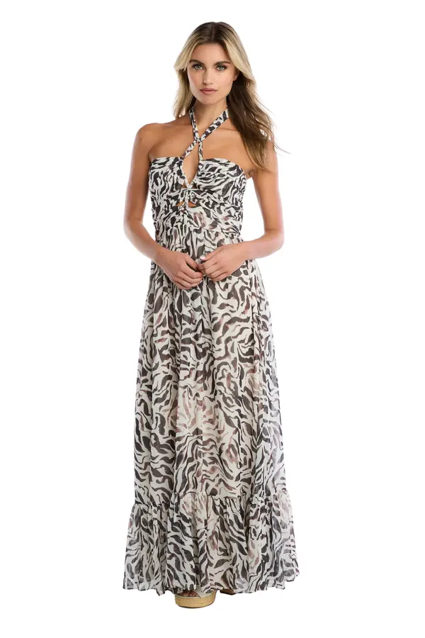 ALLISON NEW YORK Sabine Maxi Dress - Brown