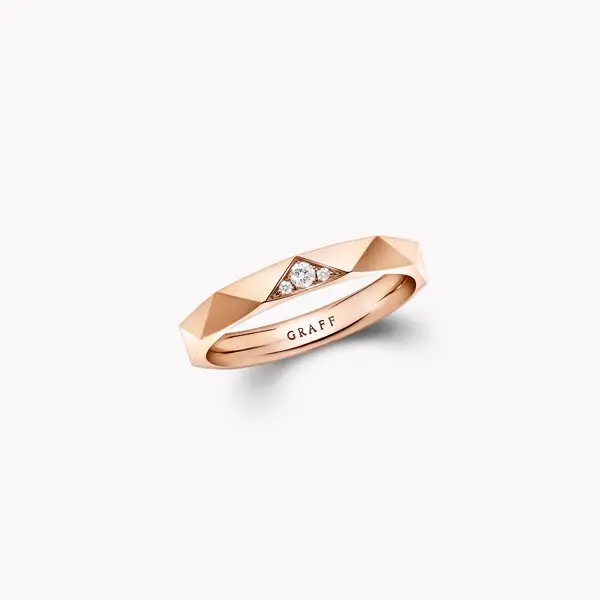 Graff Laurence Signature Pavé Diamond Band - Rose Gold