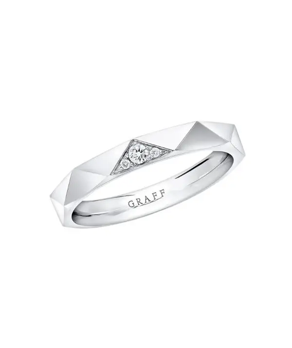Graff Laurence Signature Pavé Diamond Band - White Gold