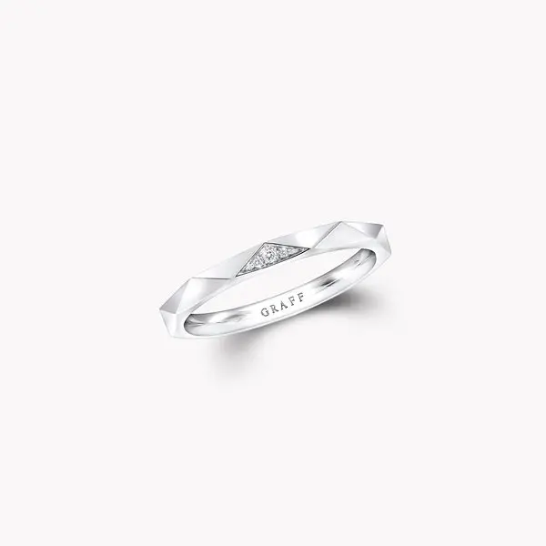 Graff Laurence Signature Pavé Diamond Band - White Gold