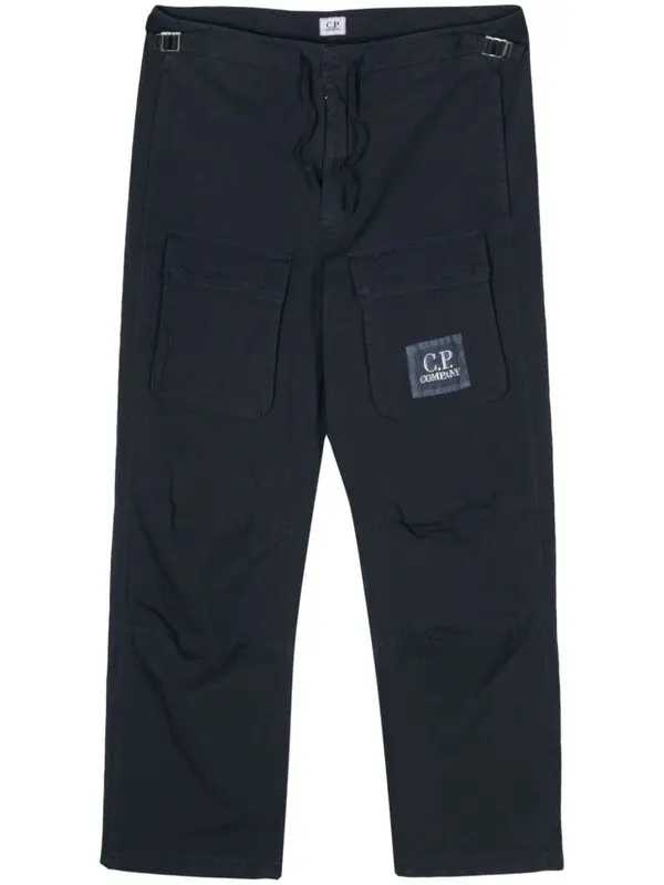 C.P. COMPANY Logo-appliqué Cargo Pants