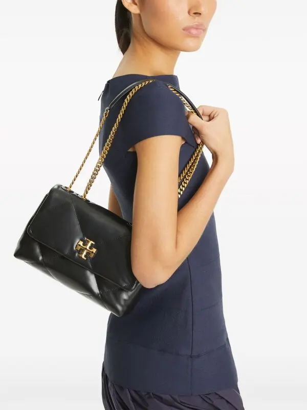 Tory Burch Kira Diamond-quilted Shoulder Bag - Black