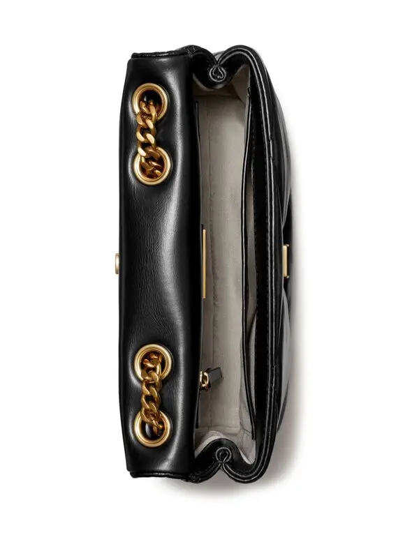 Tory Burch Kira Diamond-quilted Shoulder Bag - Black