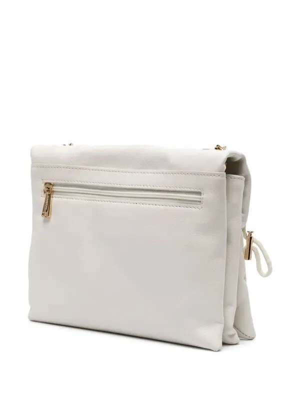 LANCEL Small Billie Leather Crossbody Bag - White