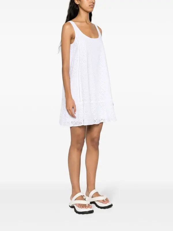 Kenzo Broderie-anglaise Sleeveless Minidress
