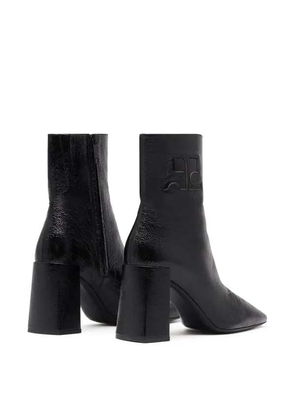 COURREGES Heritage Leather Ankle Boots