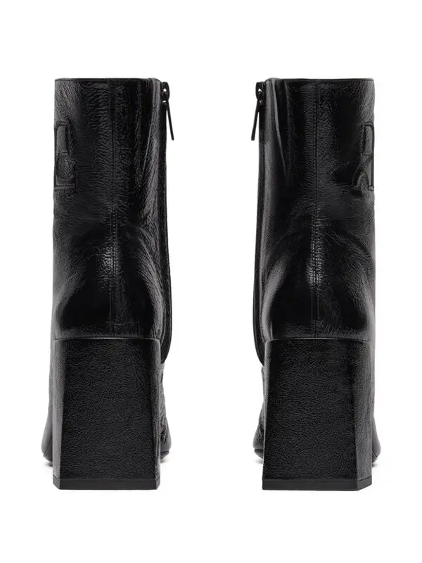 COURREGES Heritage Leather Ankle Boots