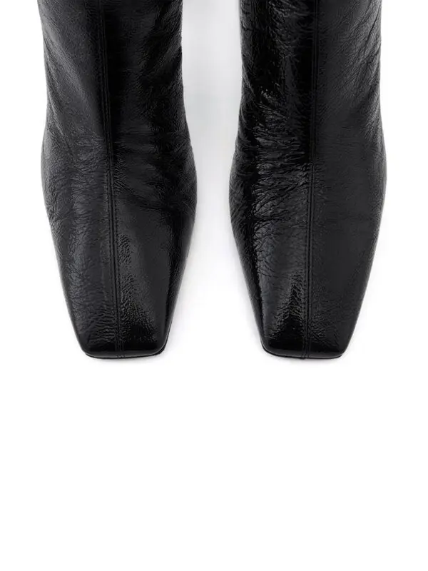 COURREGES Heritage Leather Ankle Boots