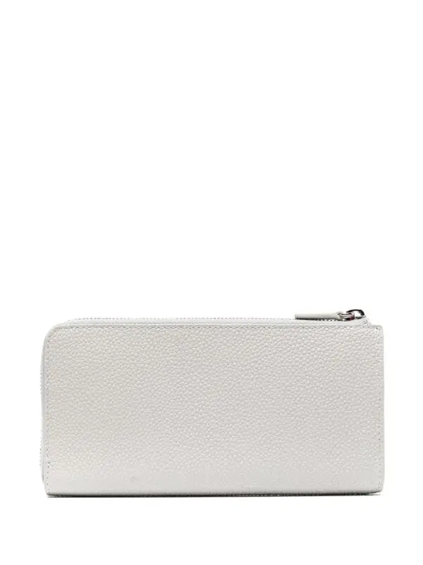 LANCEL Ninon Leather Zipped Wallet - White