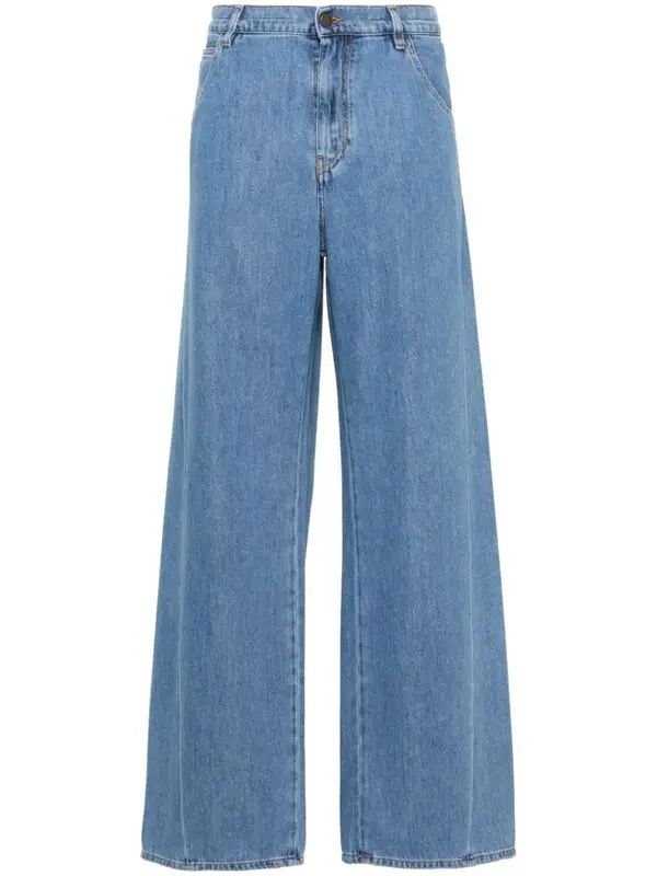 DARKPARK Iris Mid-rise Wide-leg Jeans