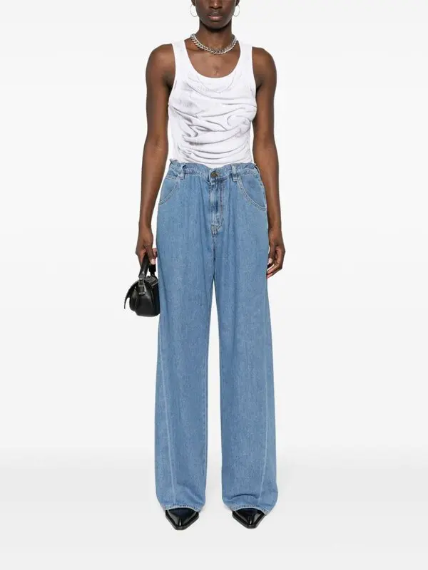 DARKPARK Iris Mid-rise Wide-leg Jeans