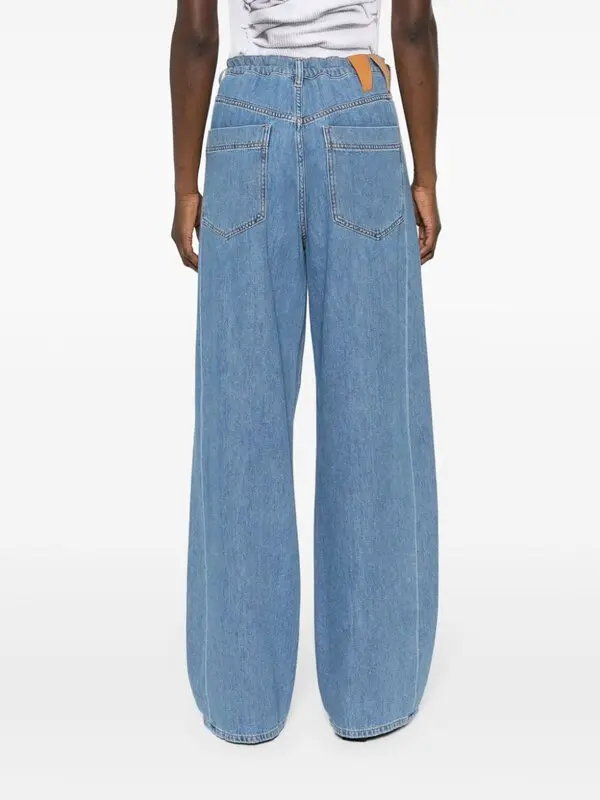 DARKPARK Iris Mid-rise Wide-leg Jeans