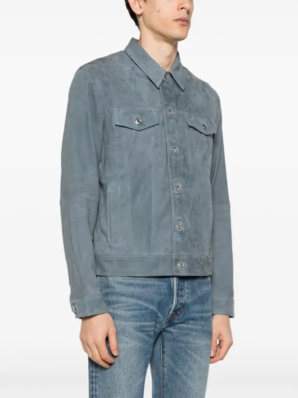 Zadig&Voltaire Suede Shirt Jacket - Grey