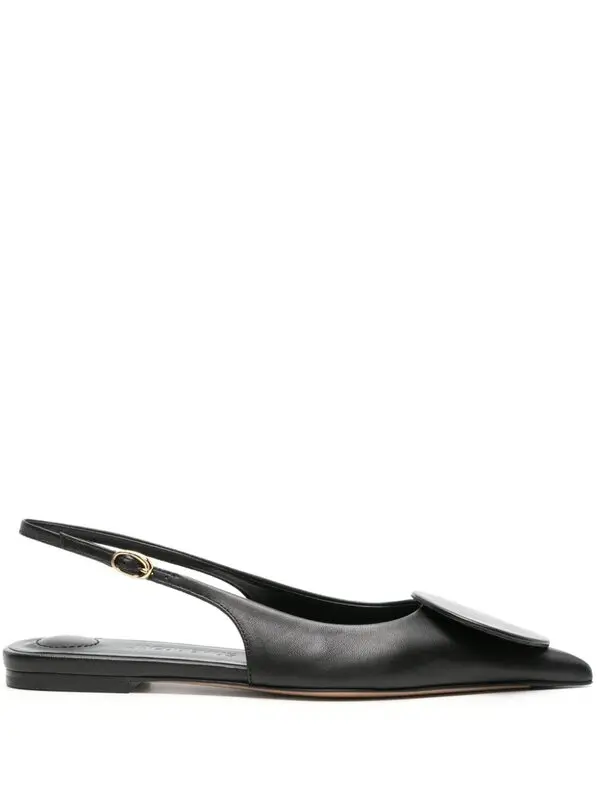 Jacquemus Les Slingbacks Duelo Ballerinas - Black