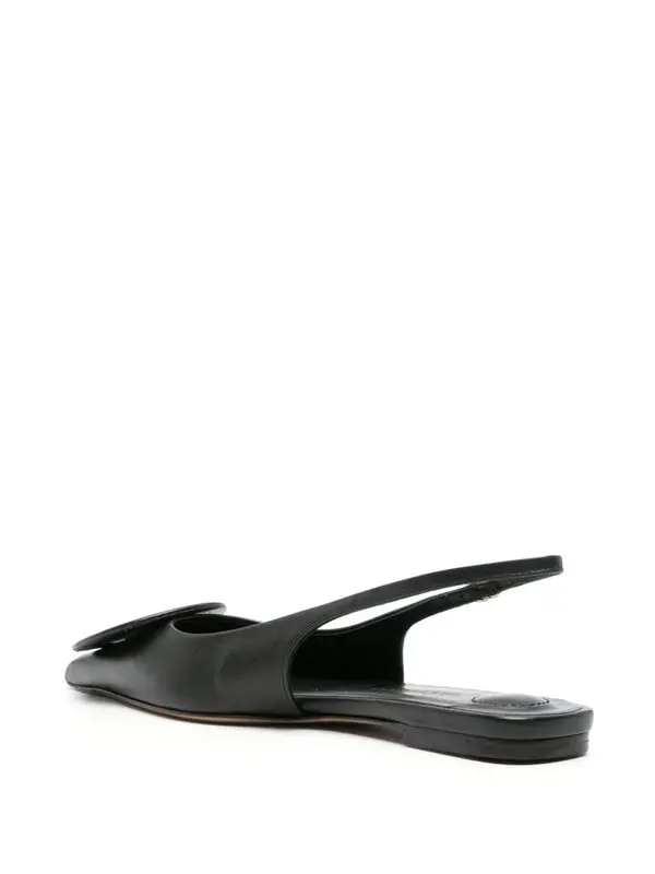 Jacquemus Les Slingbacks Duelo Ballerinas - Black